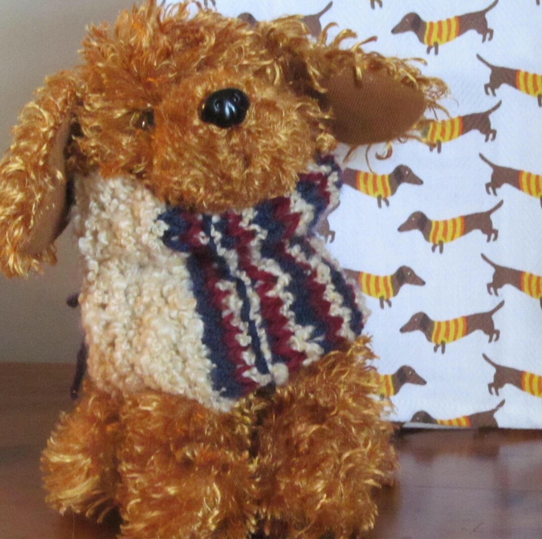 11 Knit Dog Snood/ Scarf Textured and Striped - Etsy