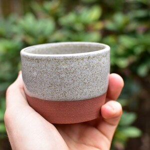 Ceramic Espresso Coffee Cup 4oz-8oz - Terra Cotta Clay- Hand Thrown ...