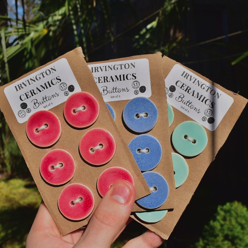 Ceramic Buttons - Etsy