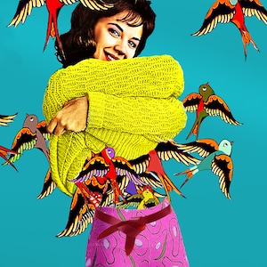 Spring Wall Art, Spring Wall Decor, Quirky Home Decor, Bird Lover Gift ...