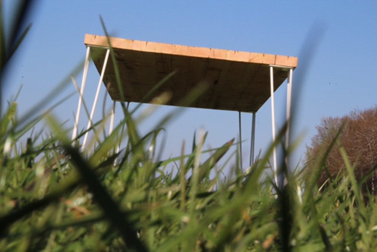 Dining Table Waste Wood Scaffolding Planks Timber MANNI - Etsy