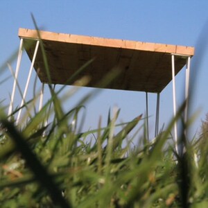 Dining Table Waste Wood Scaffolding Planks Timber MANNI - Etsy