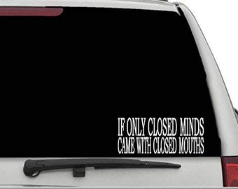 If Only Closed Minds - Etsy