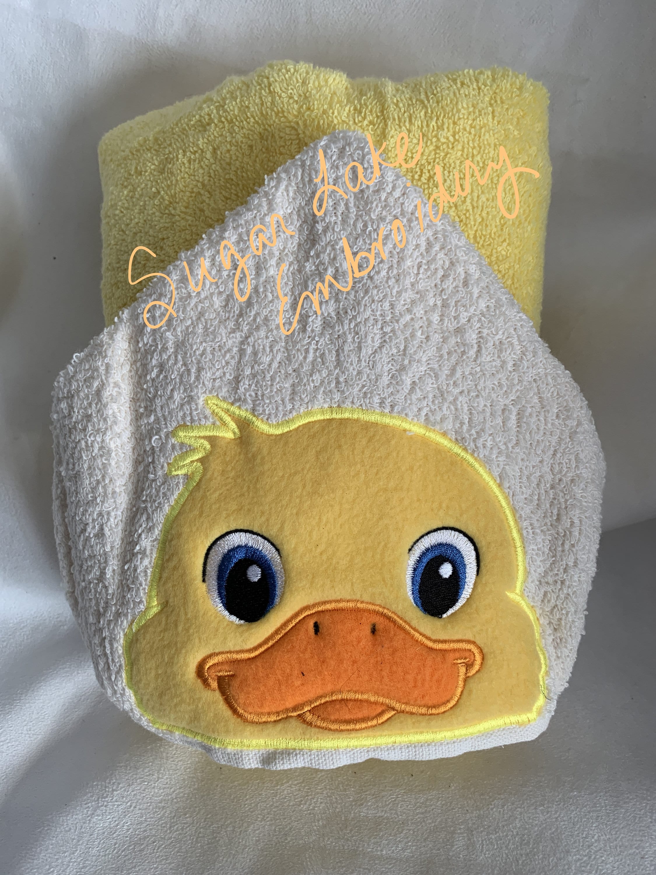 DUCK Hooded Towel - Etsy