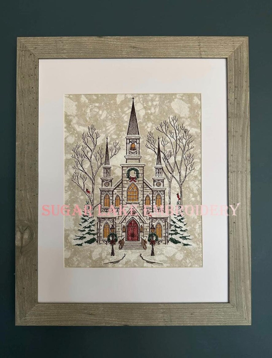 Machine Embroidered Art - Etsy