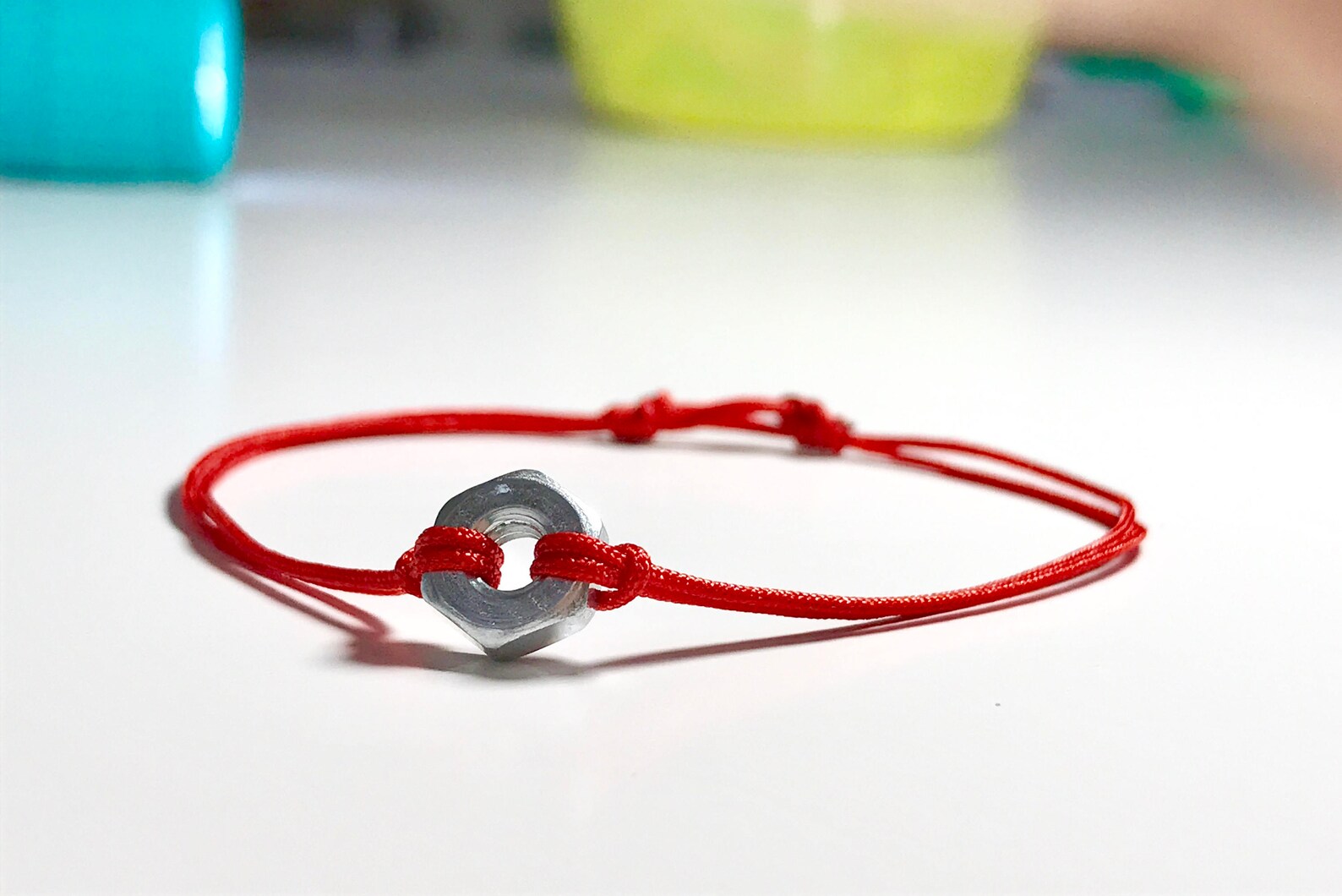 Charm Bracelet Hex Nut Charm Bracelet | Etsy