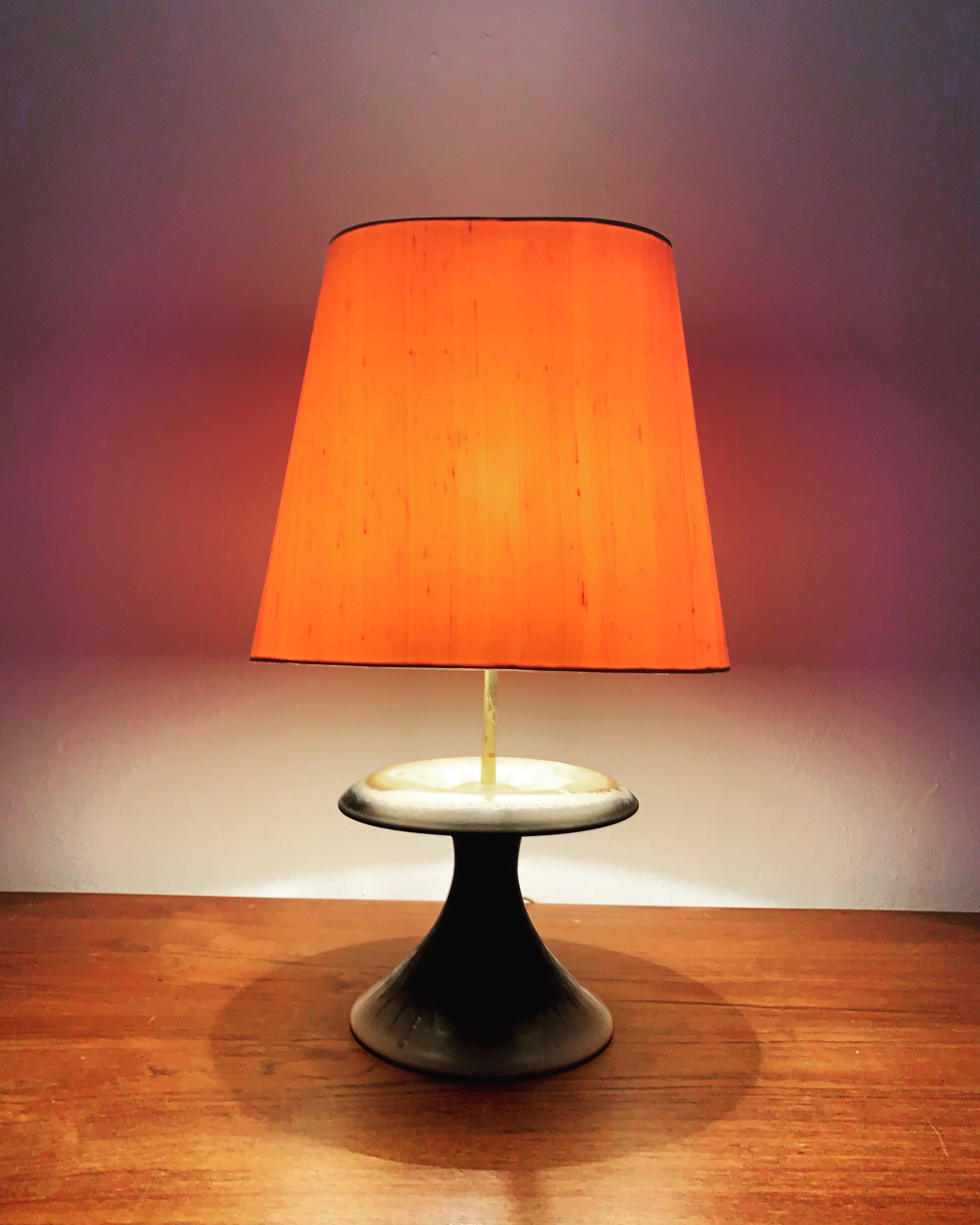 Mid-Century Modern ceramic table lamp 1960s | Etsy