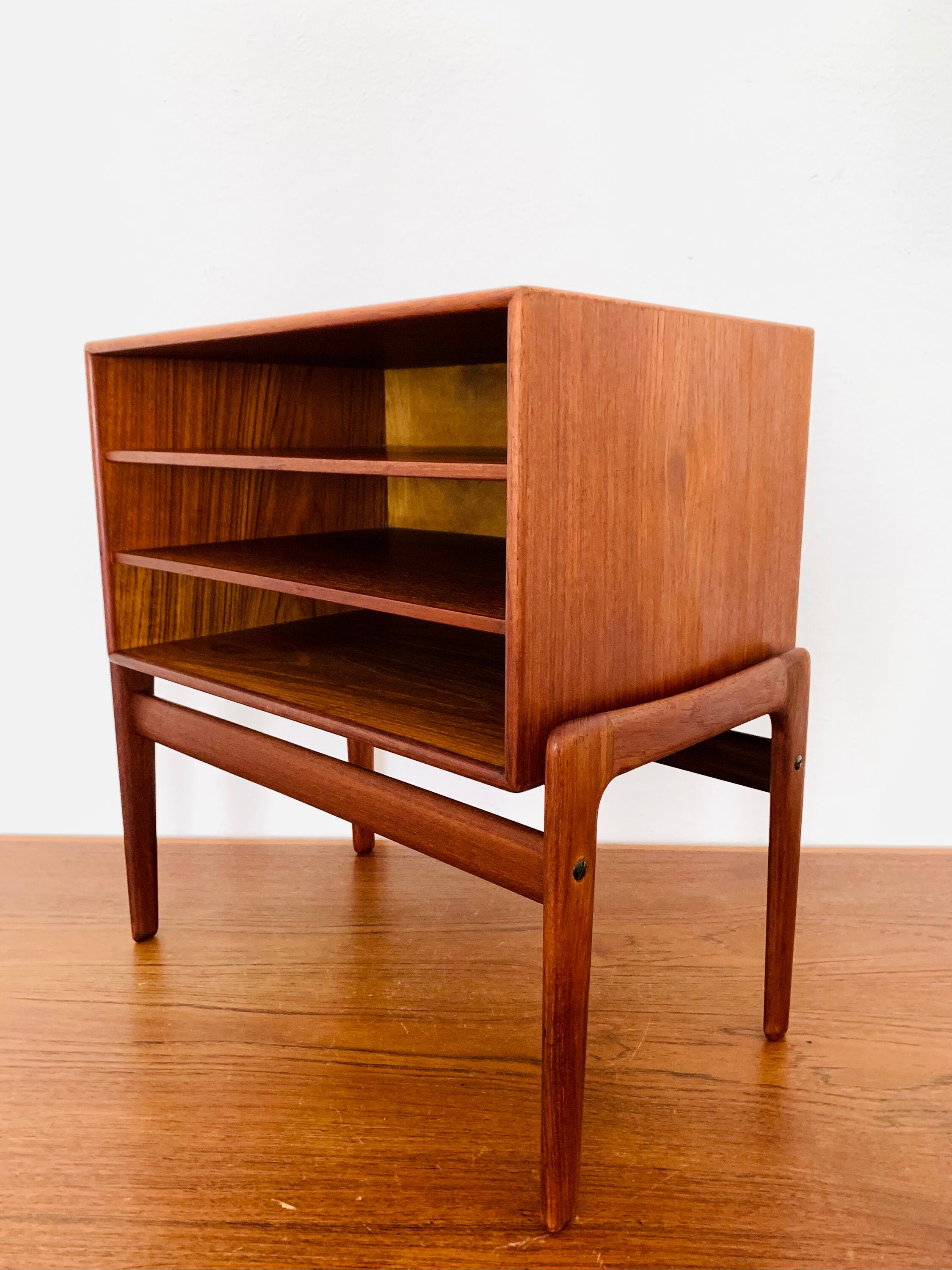 Danish Mid-century Modern Teakwood Night Stand by Arne Vodder for Vamo ...