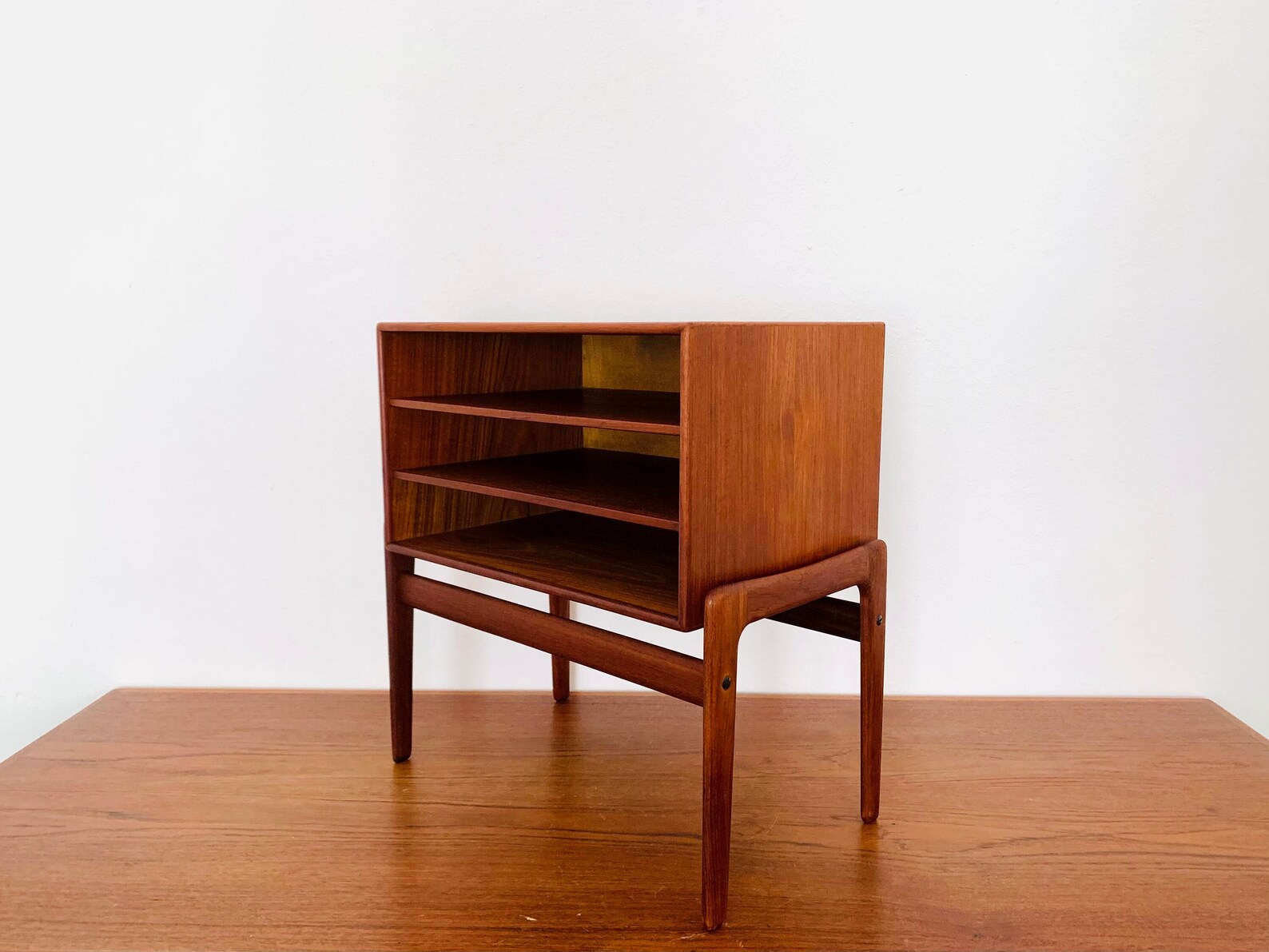 Danish Mid-century Modern Teakwood Night Stand by Arne Vodder for Vamo ...