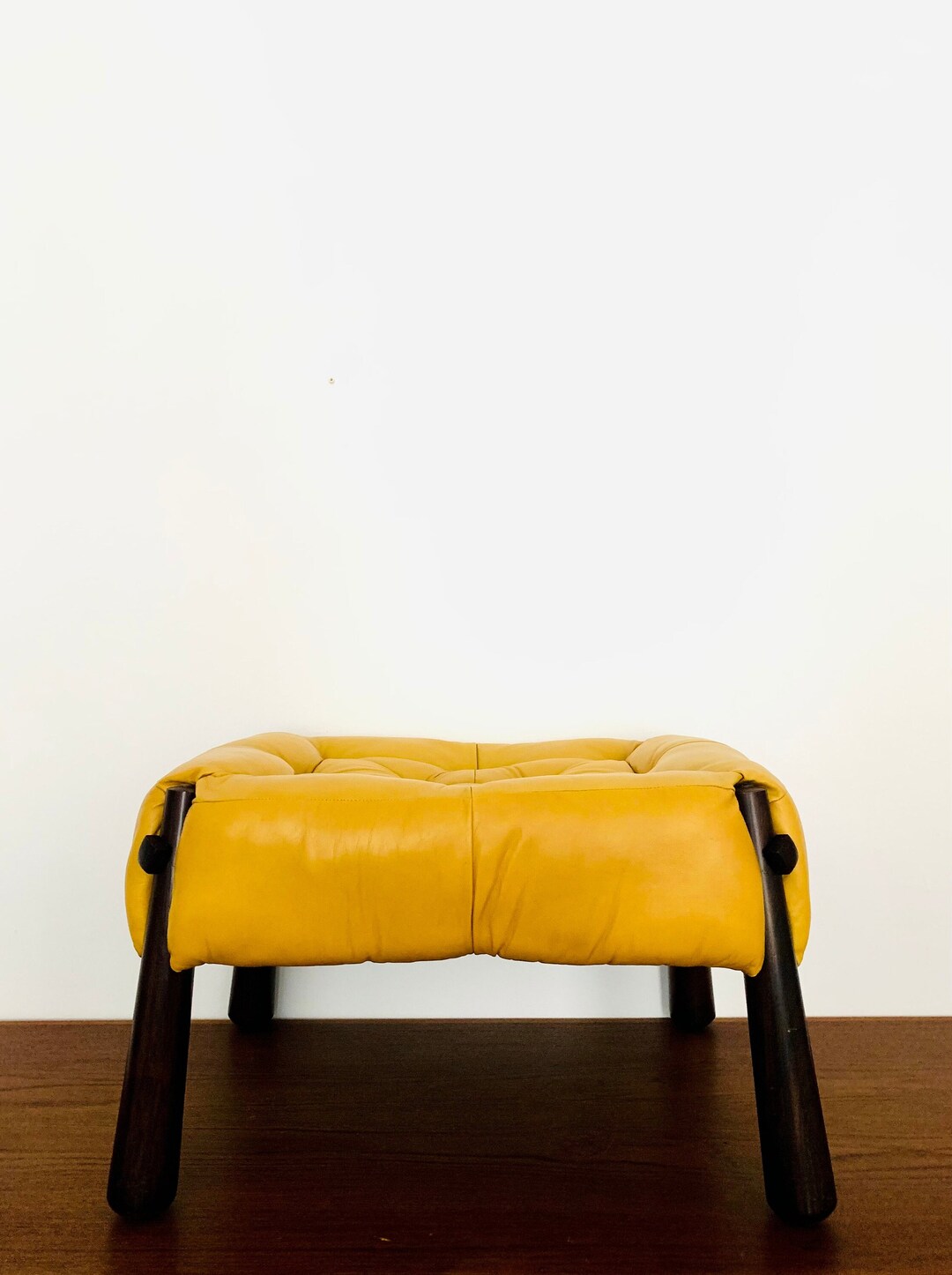 Brazilian Leather Stool by Percival Lafer| 1960s - Etsy