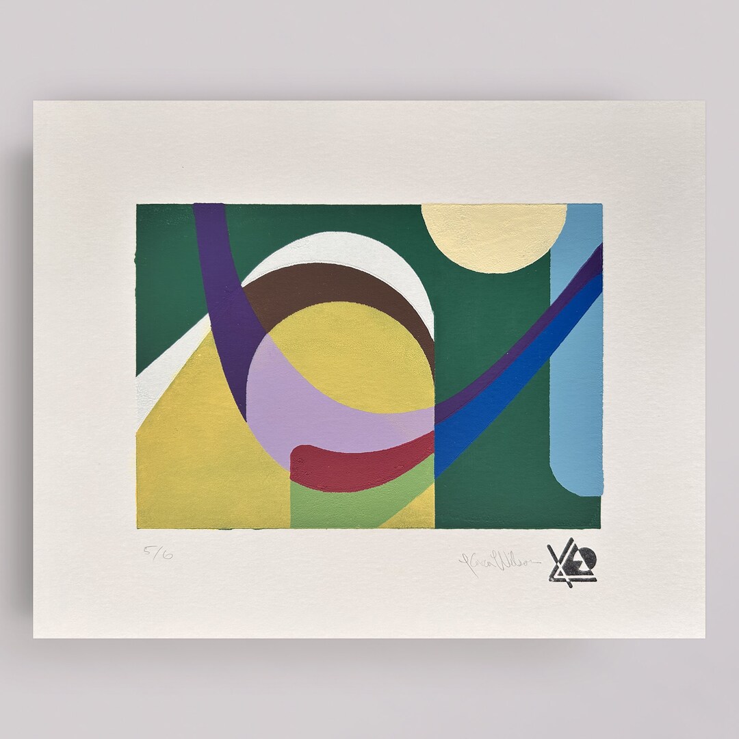 Kara Wilson, Artwork, Original Screenprint, "conny" 7x5 In. - Etsy