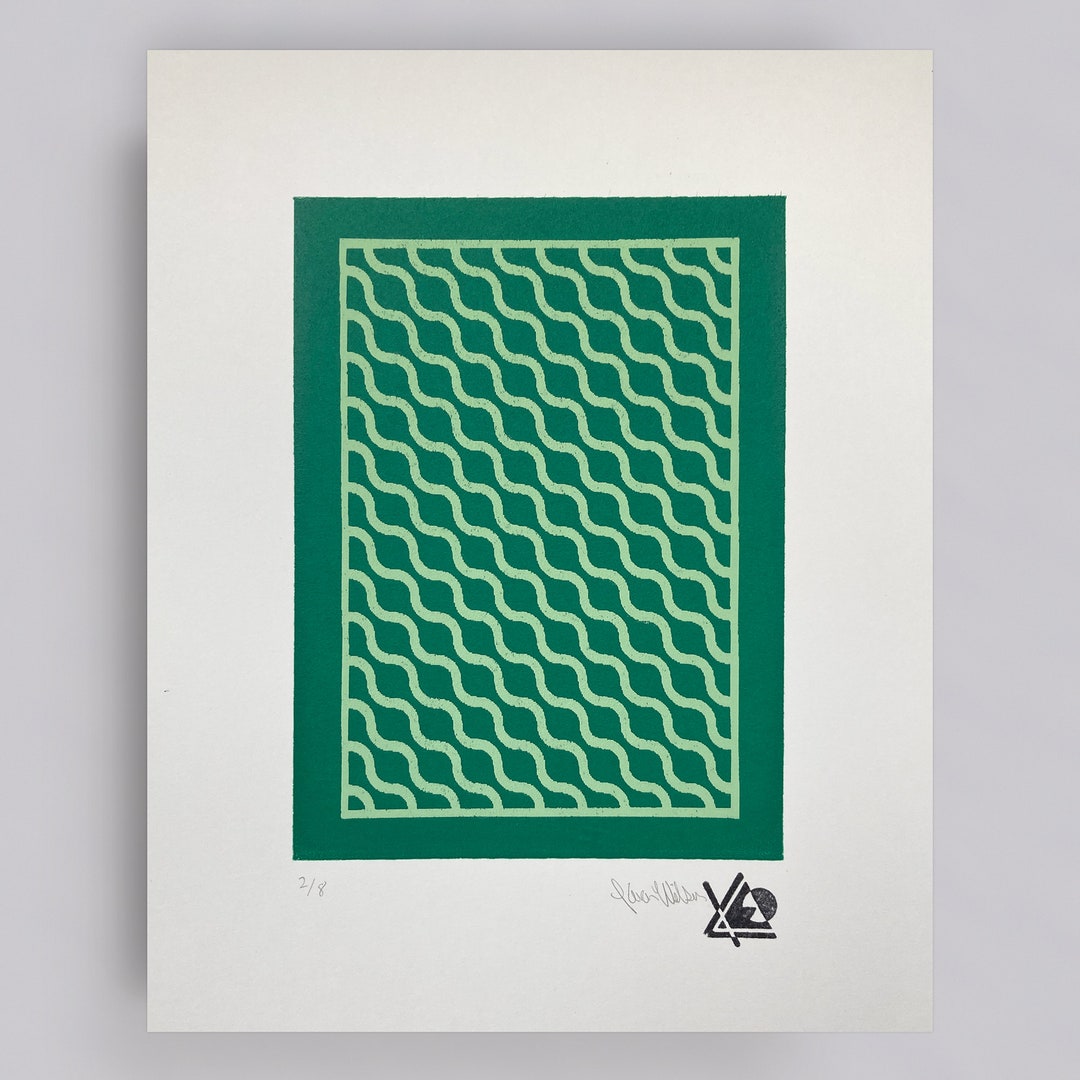 Kara Wilson, Artwork, Original Screenprint, "spring" 5x7 In. - Etsy