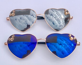 Heart sunglasses | Etsy
