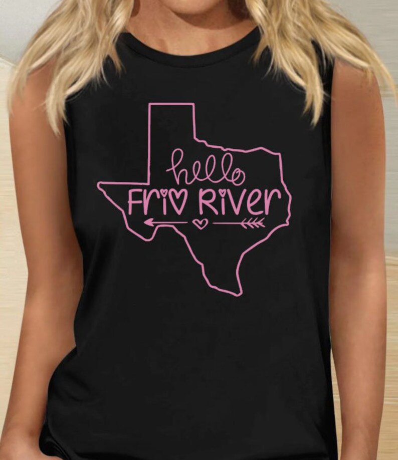 Hello Frio River T-shirt SVG, DXF, Jpeg, PDF Instant Download Frio ...