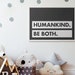 Humankind - Be Both Printable Wall Art, Kids Nursery Decor, Positive ...
