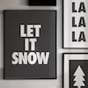 Let It Go Frozen Snowflake Ombre Black to Gray Home Decor Printable ...