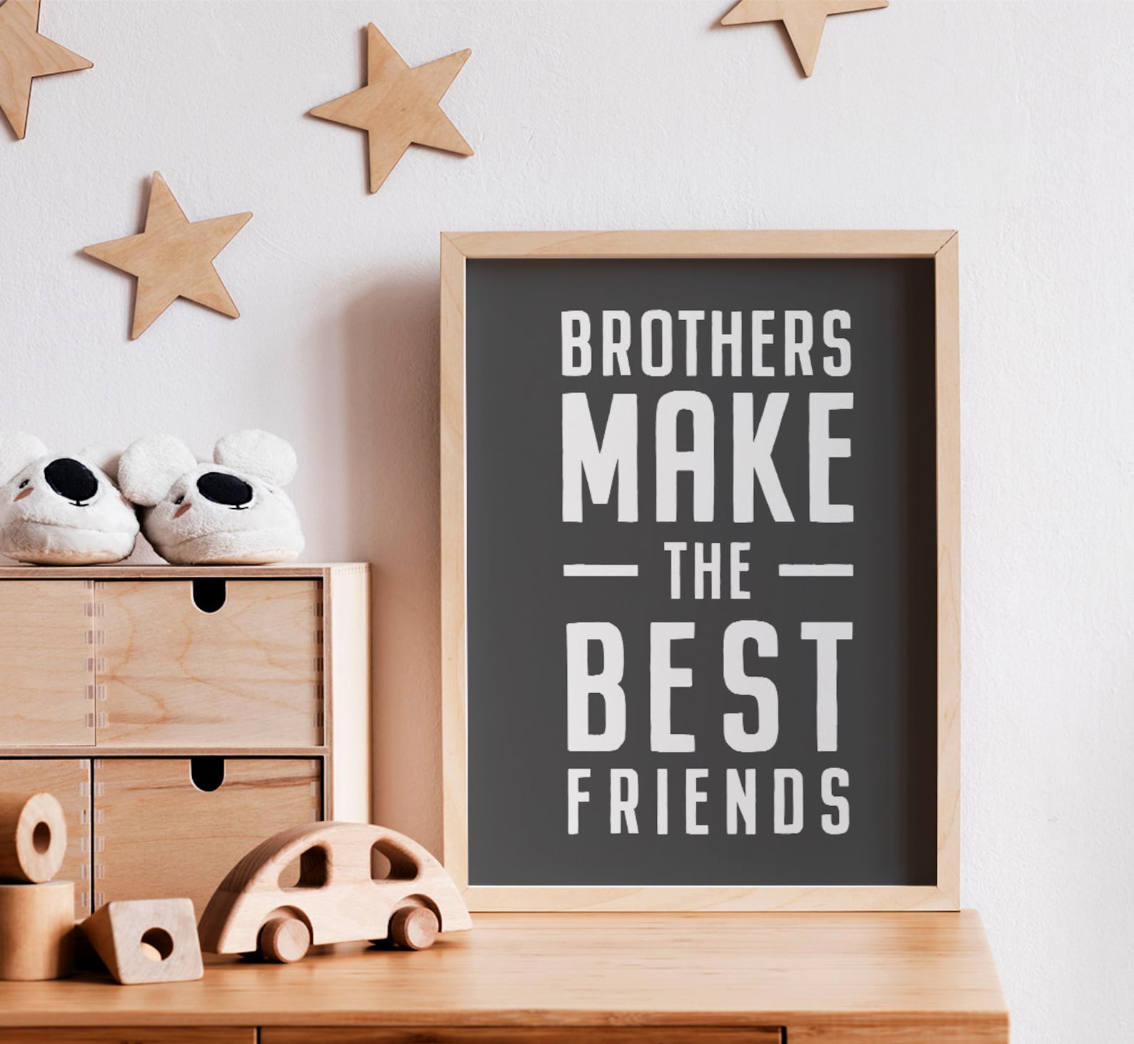 Brothers Make the Best Friends Printable Wall Art - Etsy