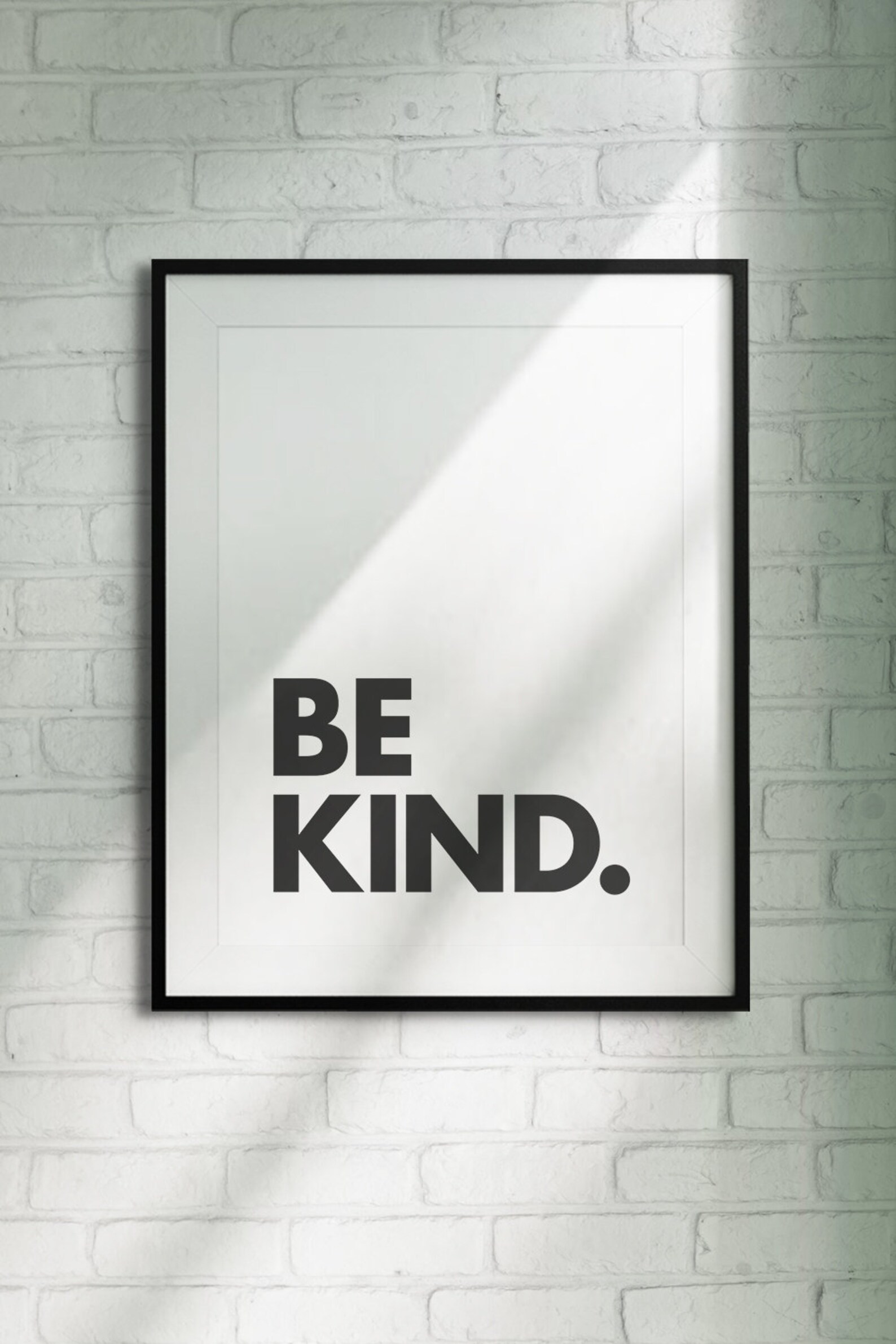 Be Kind Printable Wall Art Kids Nursery Decor Positive | Etsy