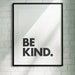 Be Kind Printable Wall Art Kids Nursery Decor Positive - Etsy