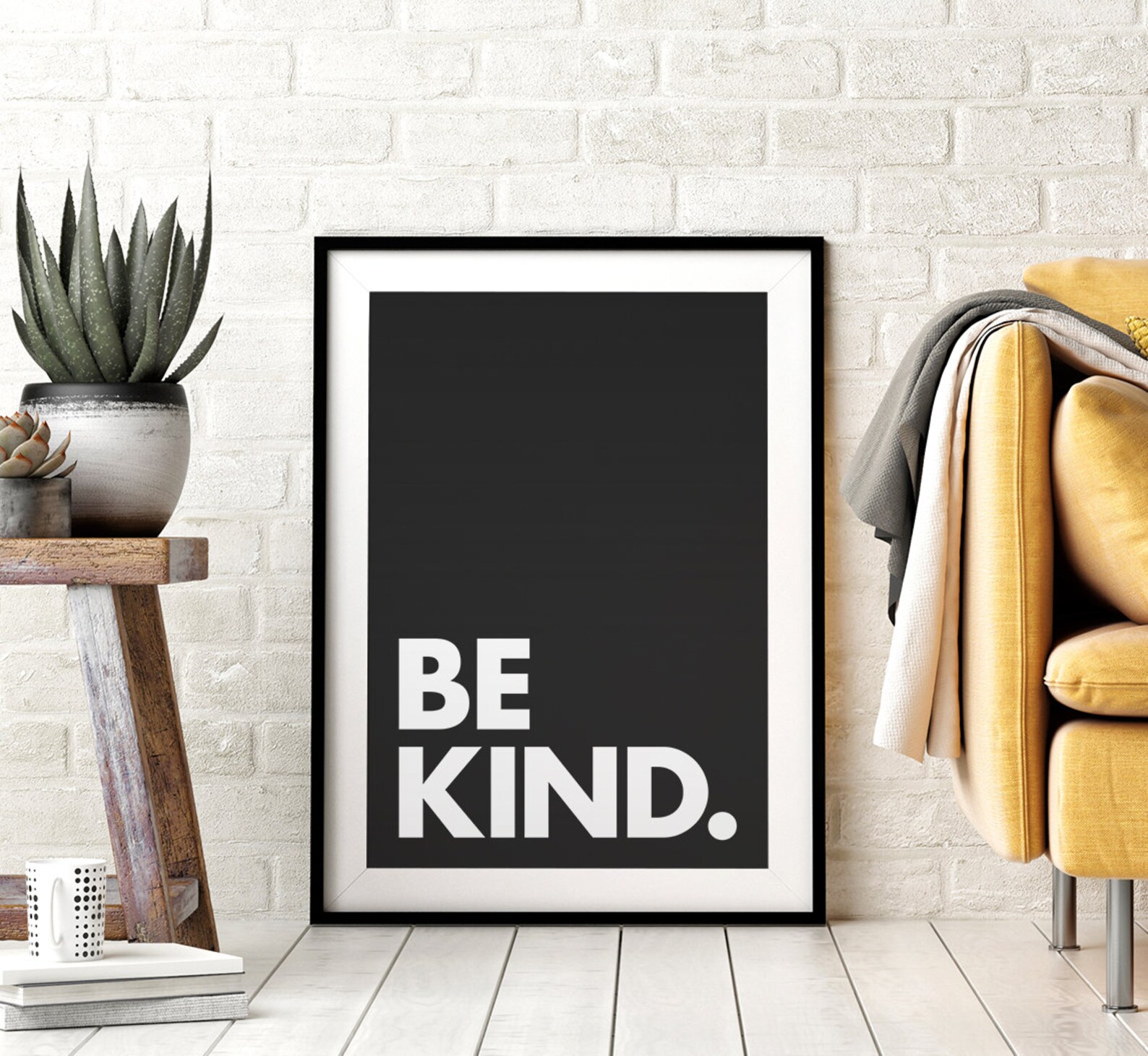Be Kind Printable Wall Art Classroom Poster Scandinavian | Etsy