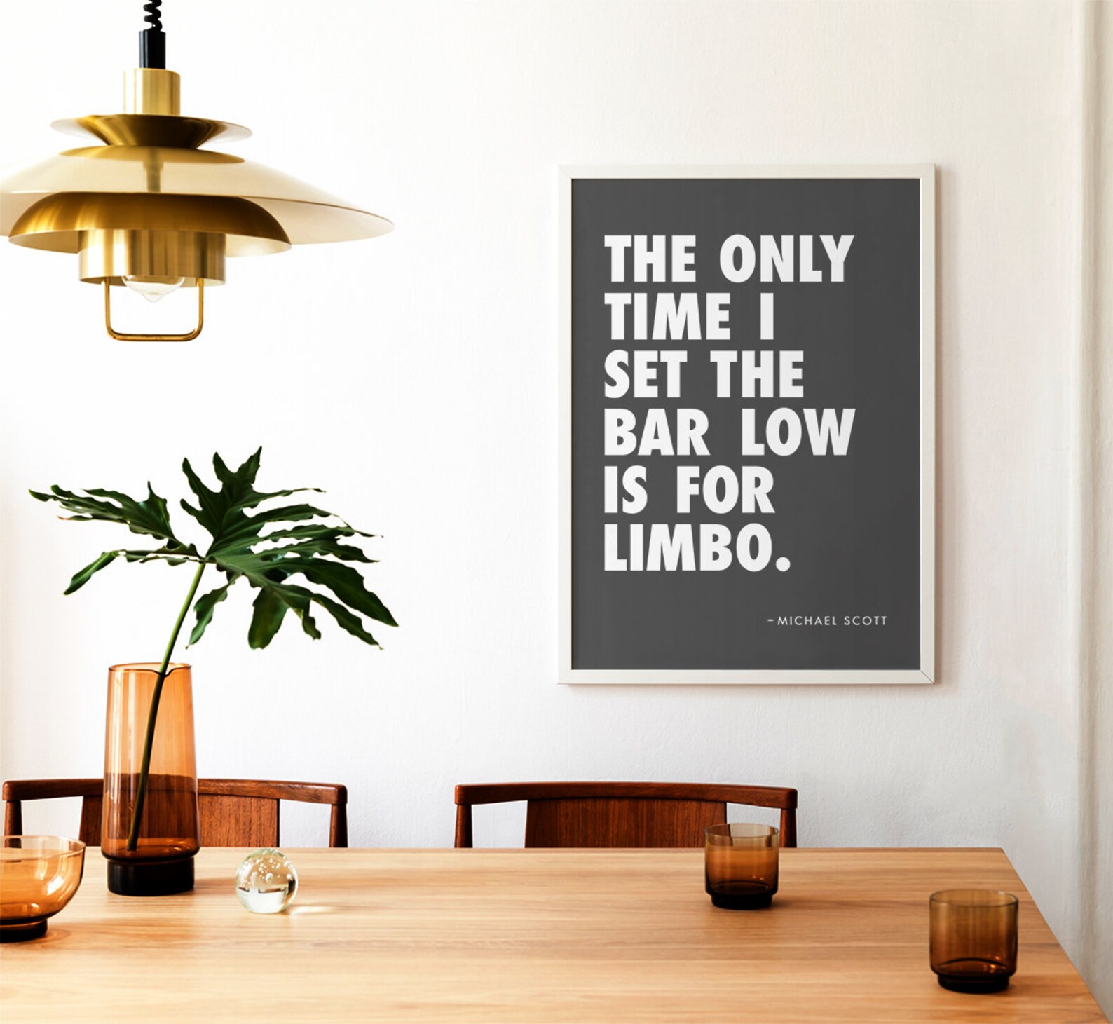 Michael Scott Office Quote DIY Printable Wall Art, the Only Time I Set ...