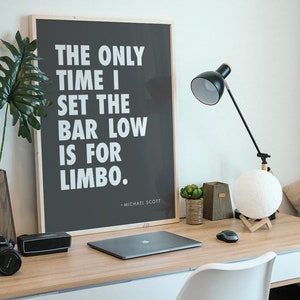 Michael Scott Office Quote DIY Printable Wall Art, the Only Time I Set ...