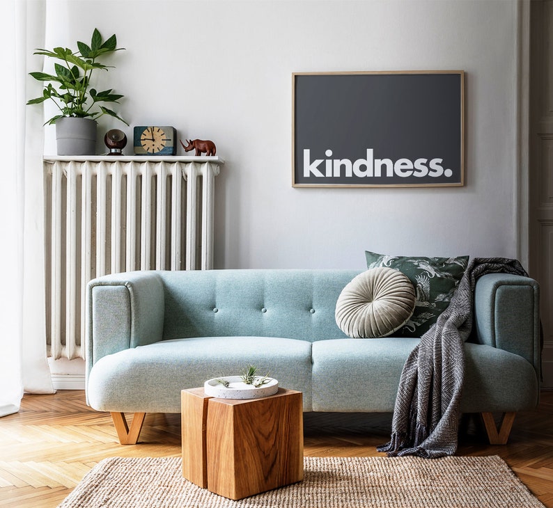 Kindness Printable Wall Art Kids Nursery Art Positive Quote - Etsy