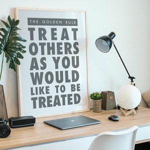 The Golden Rule Printable Wall Art, Sign, Matthew 7:12, Christian Art ...