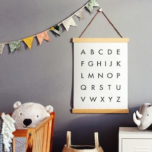 Alphabet Printable Wall Art, ABC Poster, Kids Room, Nursery ...