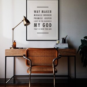 Way Maker Song Lyrics Printable Wall Art, Sinach Lyrics, Christian ...