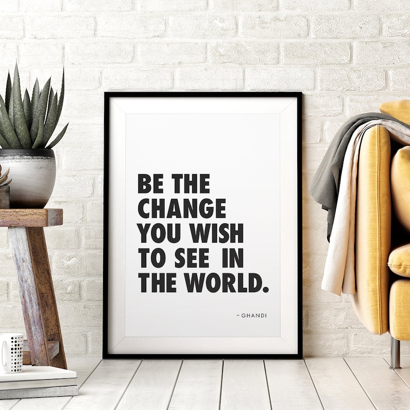 Be the Change You - Etsy