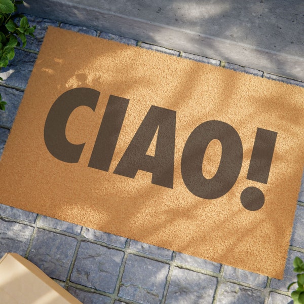 Ciao Doormat - Etsy