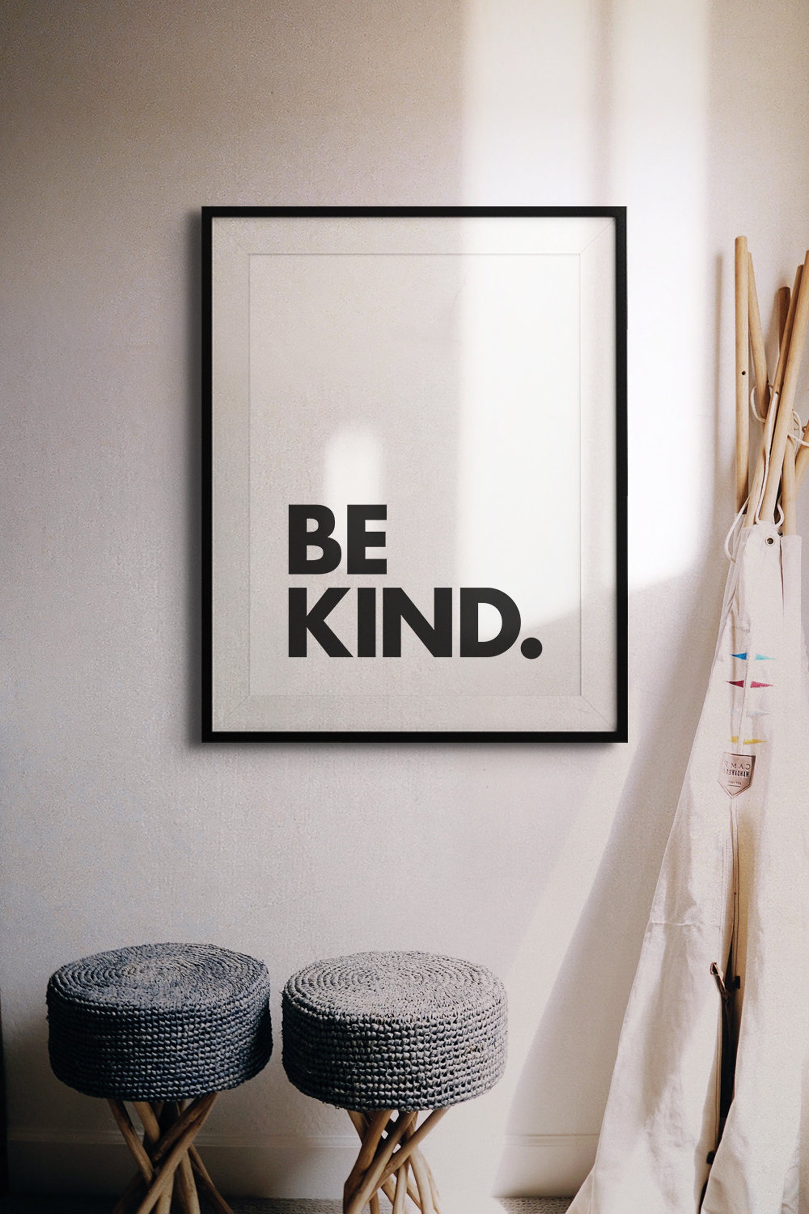 Be Kind Printable Wall Art Kids Nursery Decor Positive | Etsy