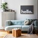 Hello Printable Wall Art Minimalistic Typography Poster - Etsy