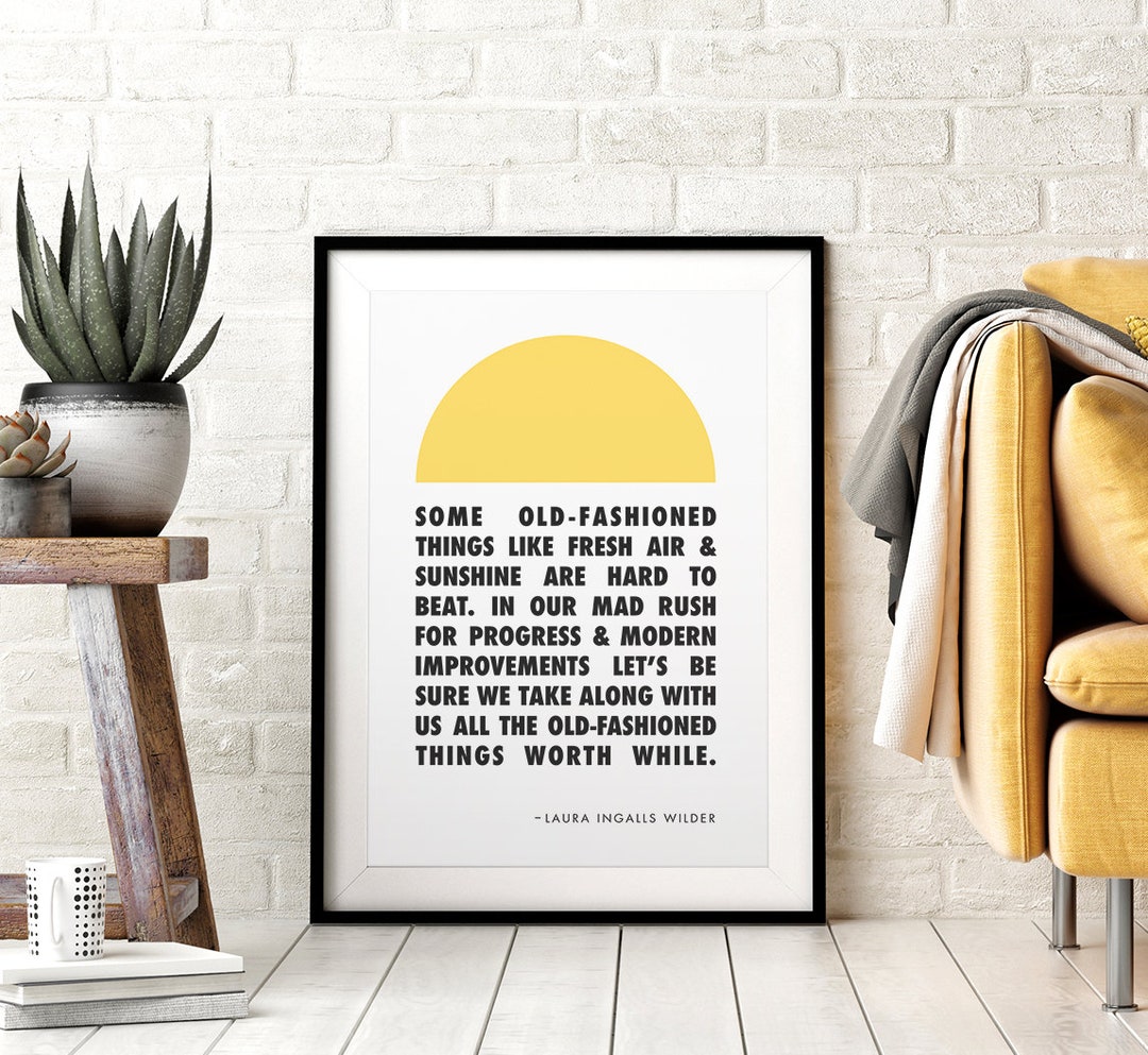 Laura Ingalls Wilder Quote, Printable Wall Art, Nursery Decor, Kids ...