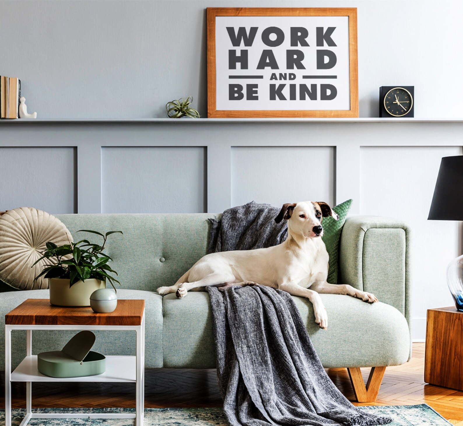 Work Hard & Be Kind Printable Wall Art Inspirational Quotes - Etsy