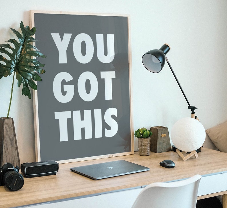 You Got This Printable Wall Art, Typography, Workout Motivation ...