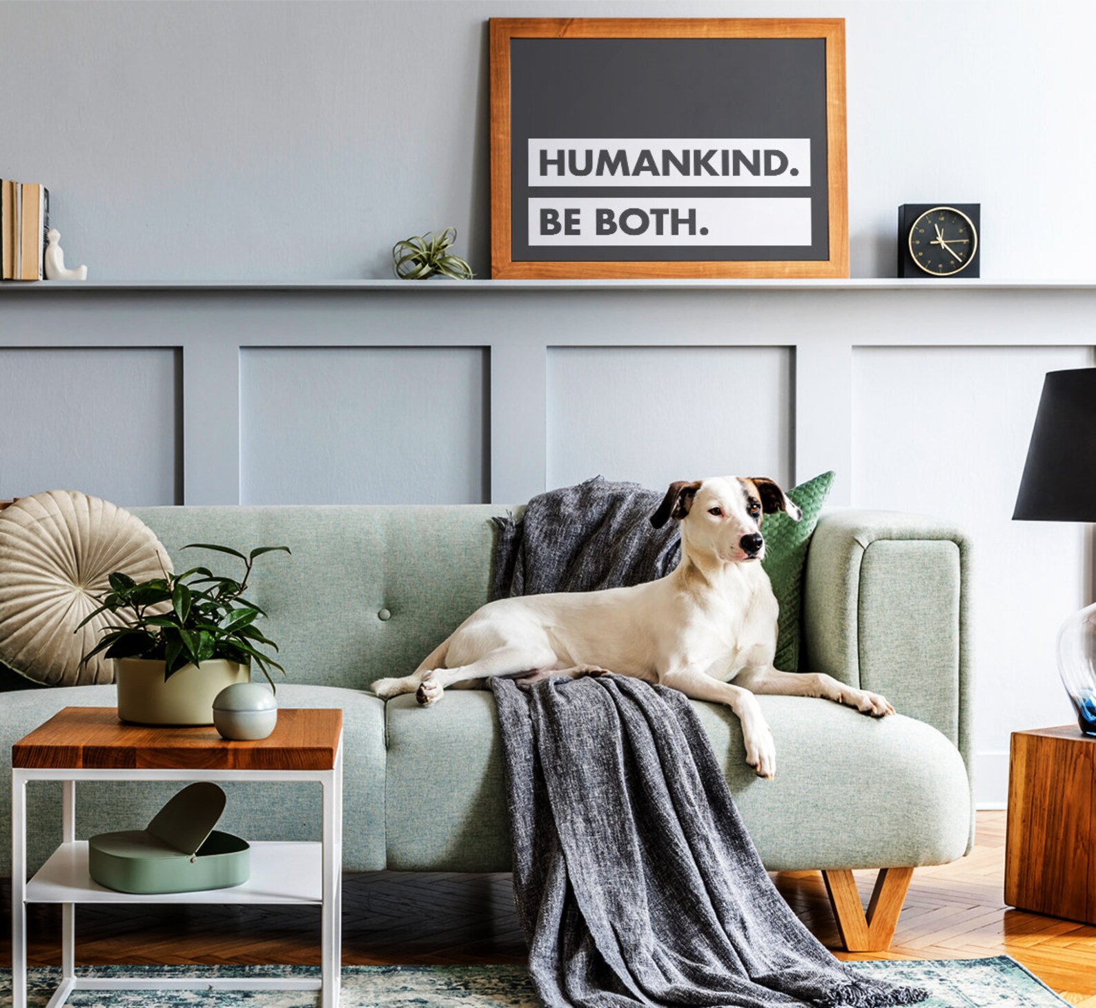 Humankind - Be Both Printable Wall Art, Kids Nursery Decor, Positive ...
