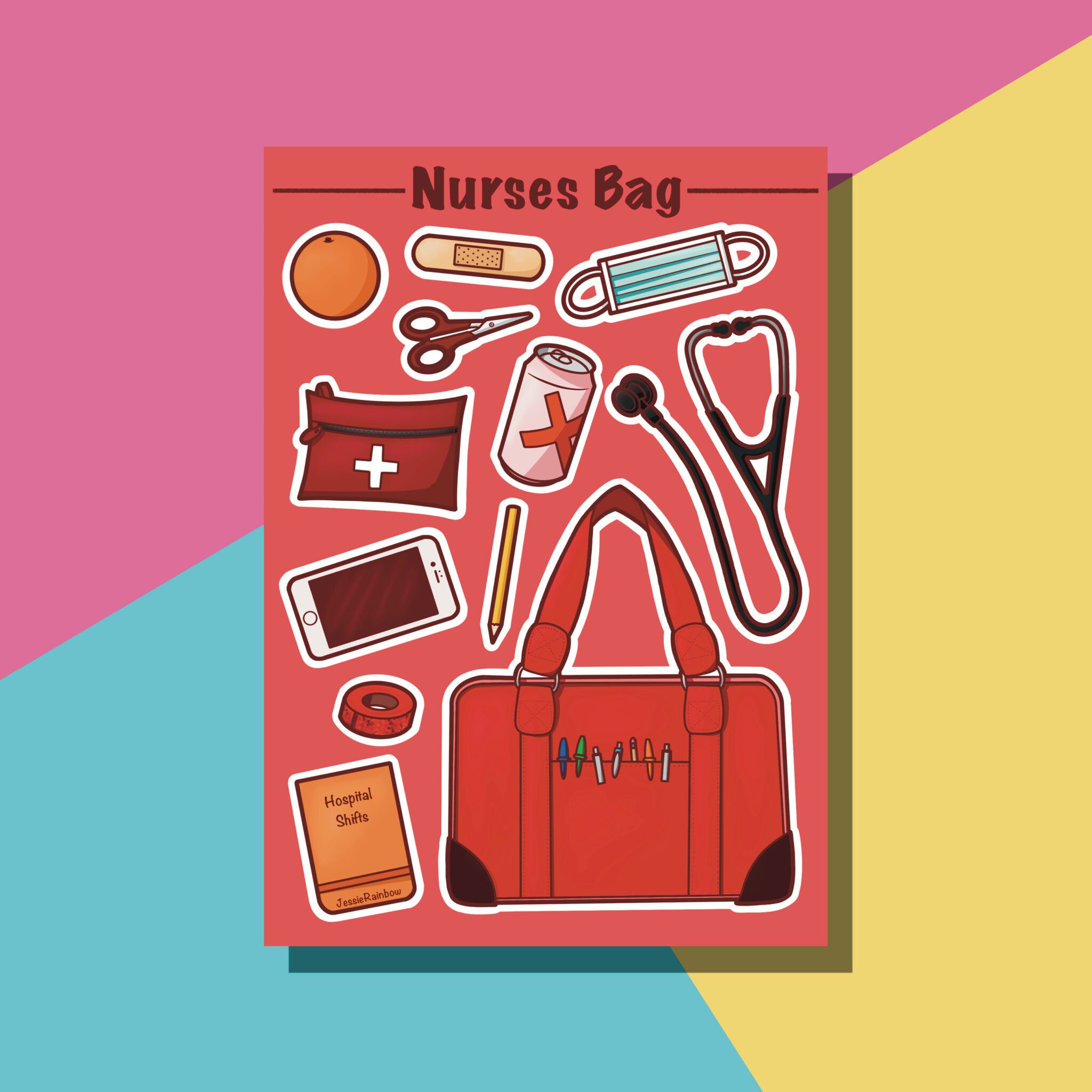 Occupation Bag Content Sticker Sheets | Etsy