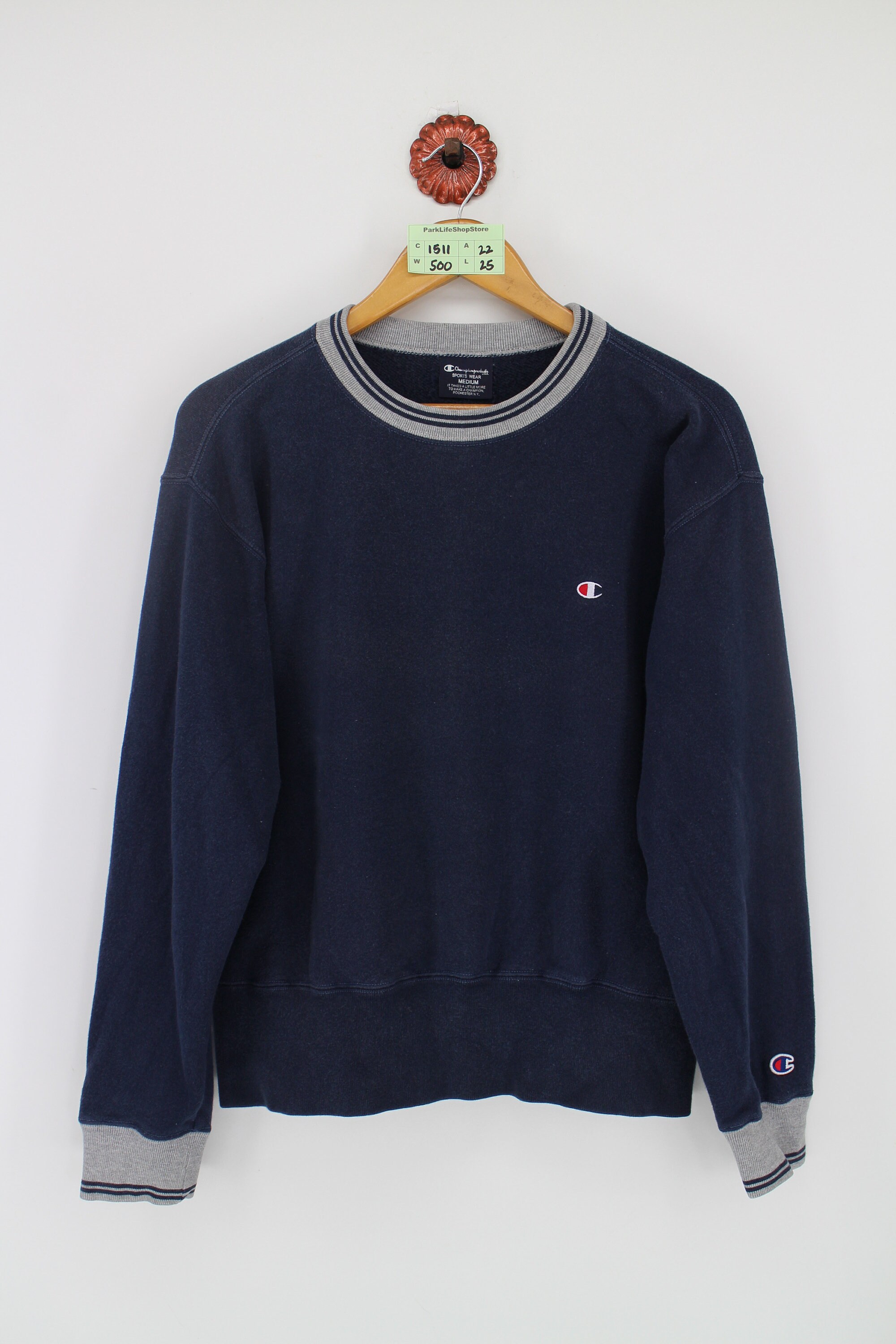 CHAMPION Crewneck Jumper Unisex Medium Champion Authentic - Etsy