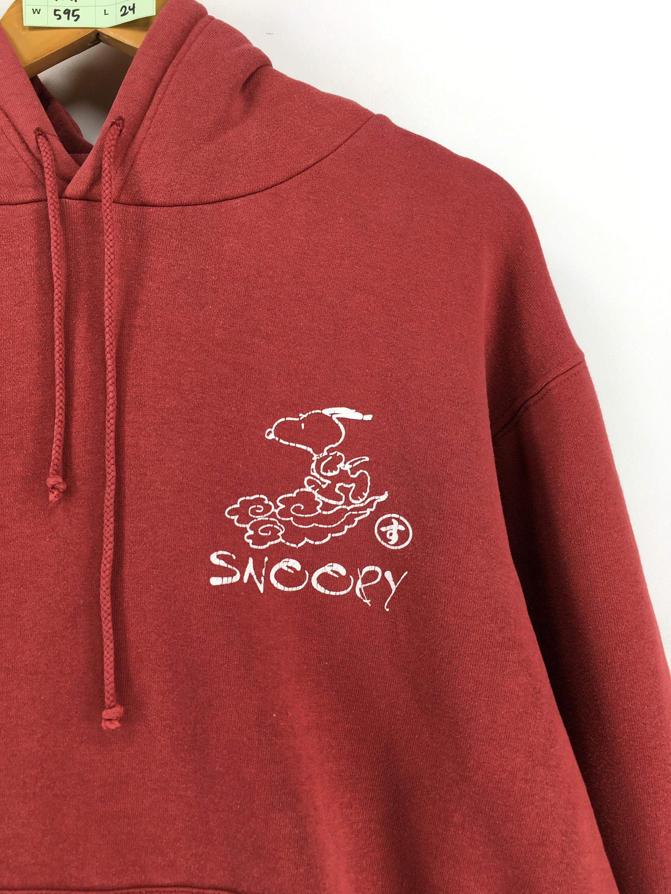 Vintage 90s Snoopy Joe Cool Hoodie Sweatshirt Unisex Large Etsy
