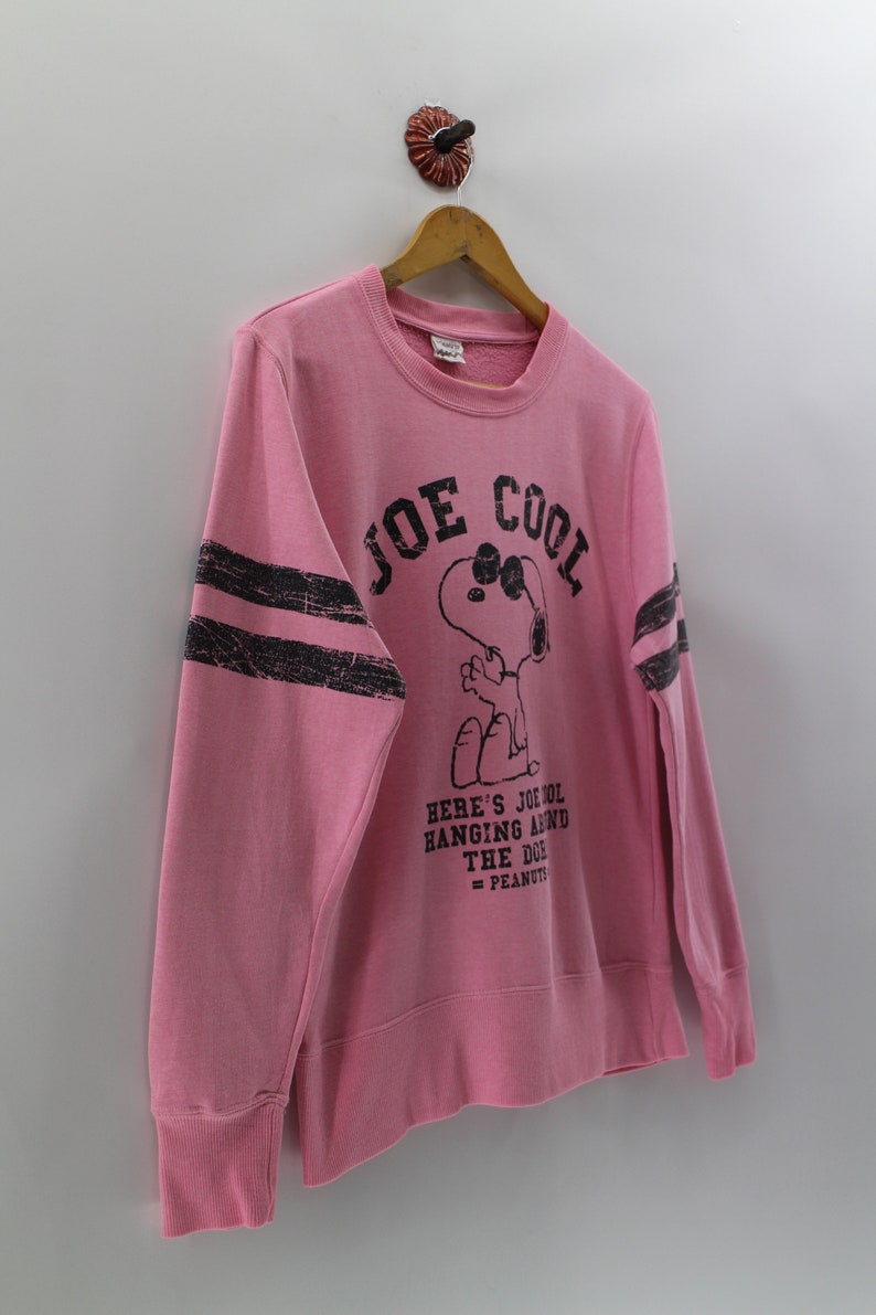 Vintage Snoopy Joe Cool Sweatshirt Pullover Small Unisex 90s Etsy