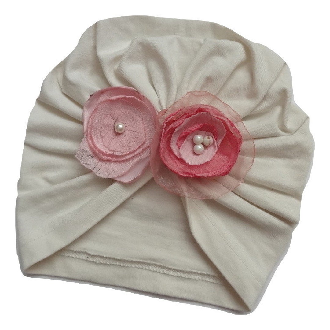 Ivory Turban Baby Turban Hat Baby Turban Newborn Hat Baby - Etsy