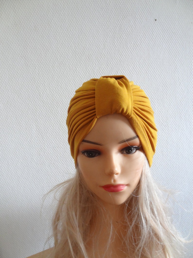 Mustard Turban Hat for Women Womens Fashion Hat Womens Cancer - Etsy
