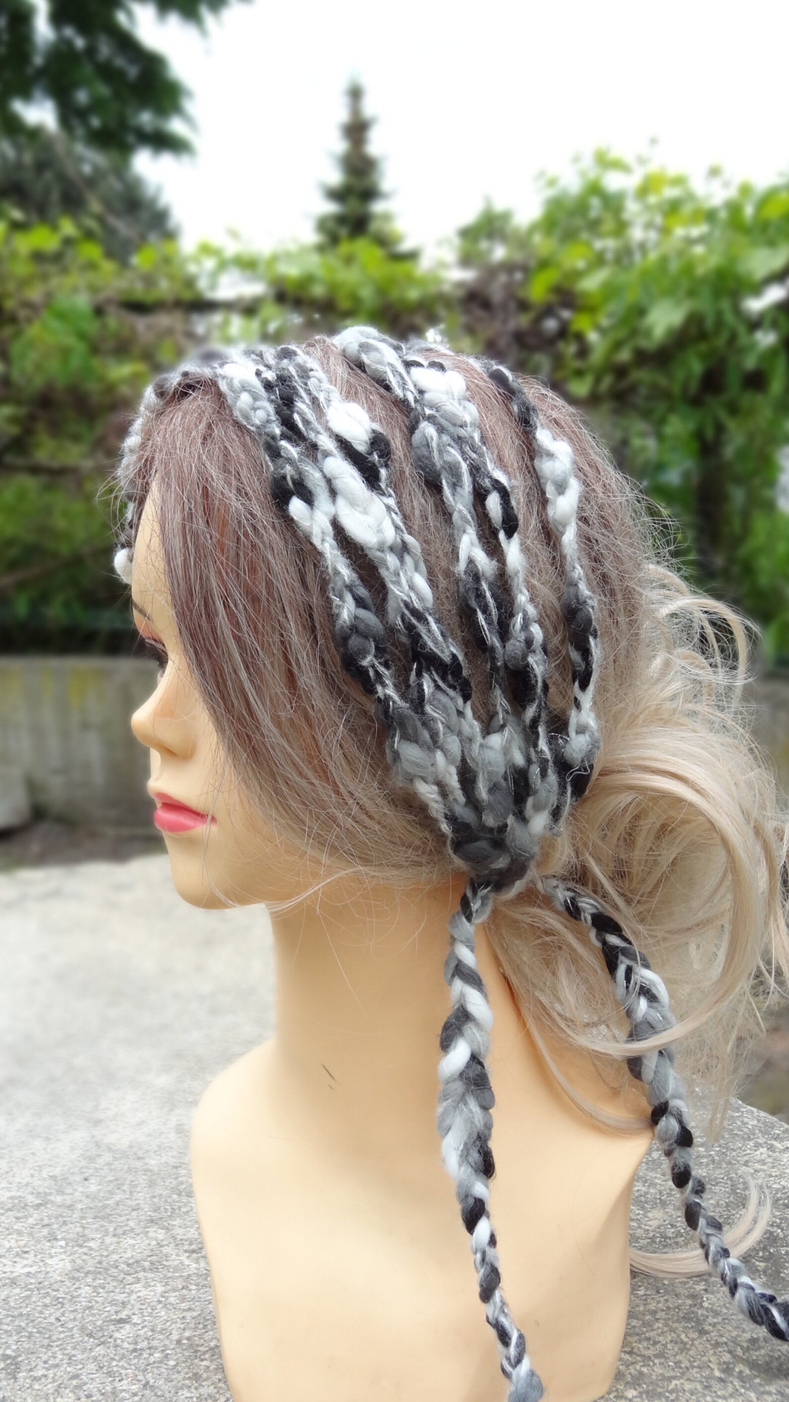 Gypsy Style Hair Wrap Rustic Headband Boho Hippie Headband - Etsy