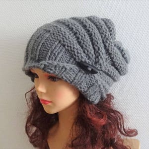 Hand Knit Hat Knit Women Hat Fall Winter Accessories Womens Fashion ...
