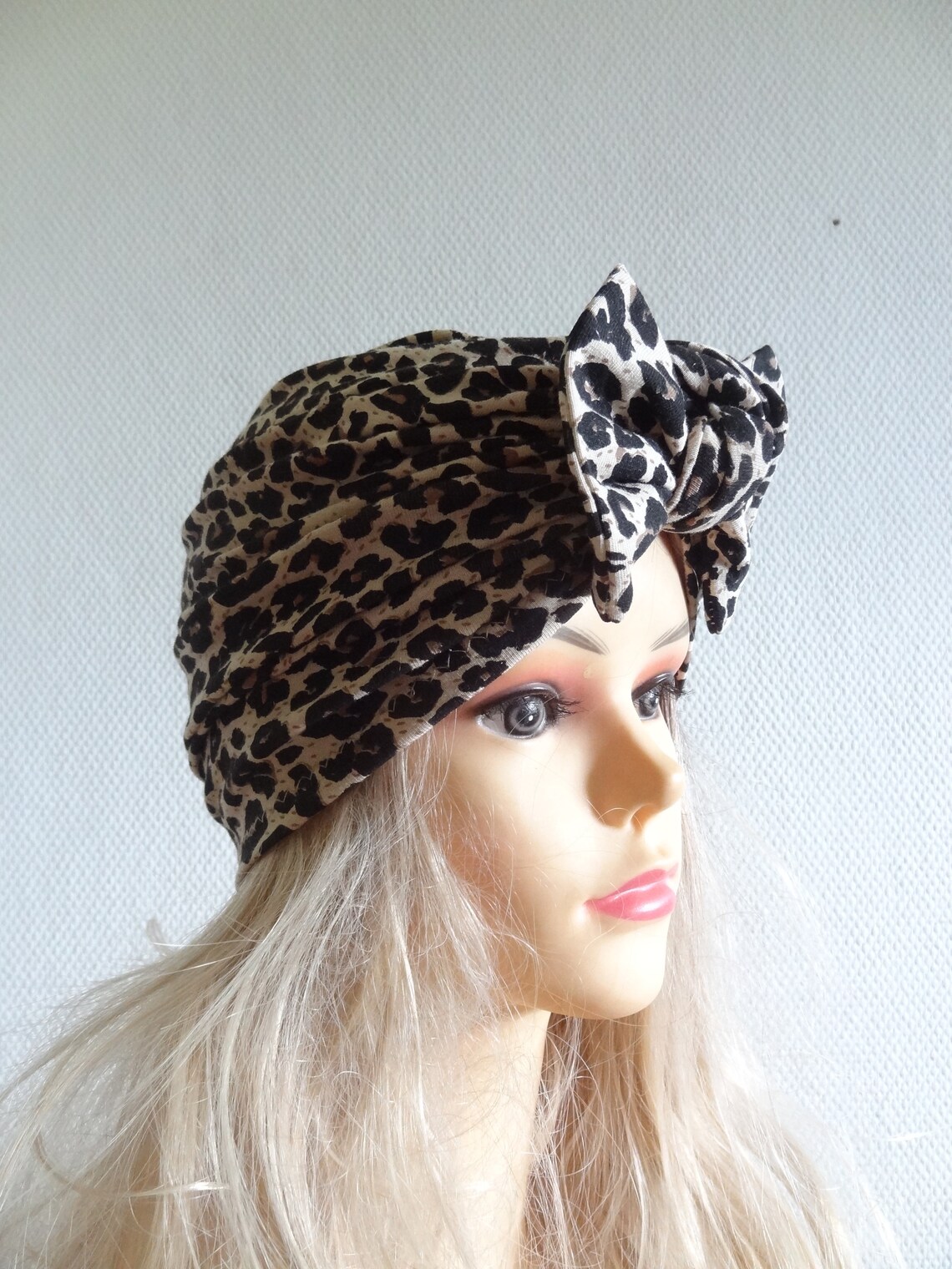 Leopard Print Turban Hat for Women Womens Fashion Hat Womens - Etsy