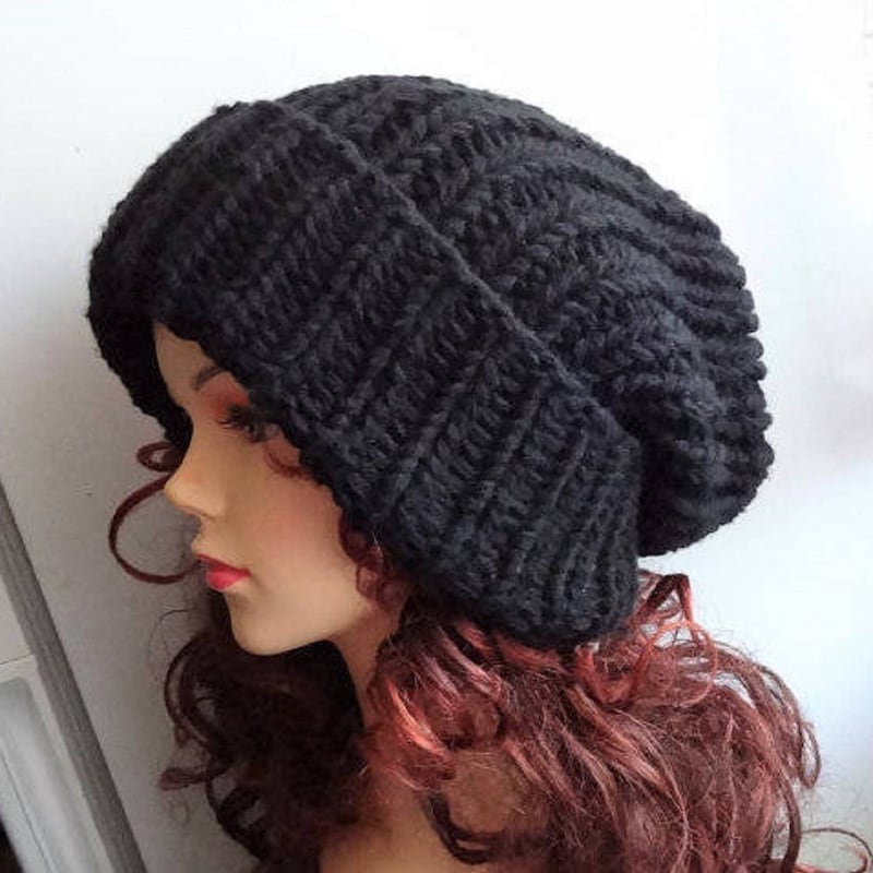 Wool Big Slouchy Beanie - Etsy