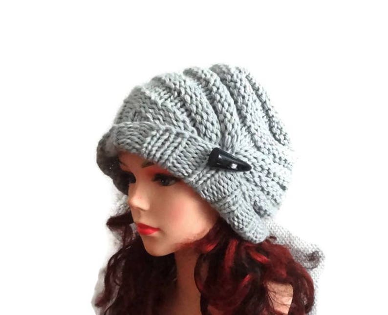 Hand knit hat Knit women hat Fall Winter Accessories womens | Etsy