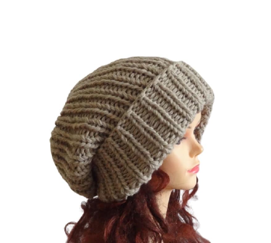 Super Slouchy Beanie Big Baggy Hat Womens Hat Mens Hat | Etsy